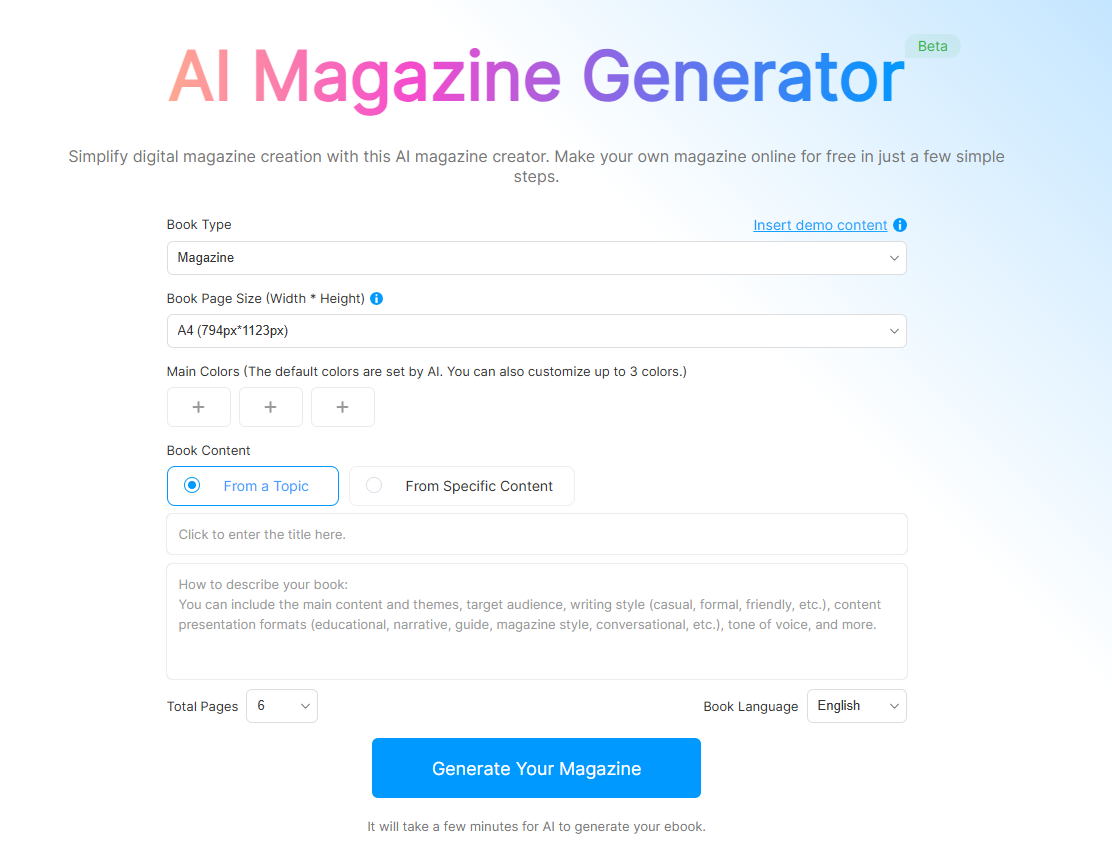 FlipHTML5 Introduces Cutting-Edge AI Magazine Generator for Content Creators